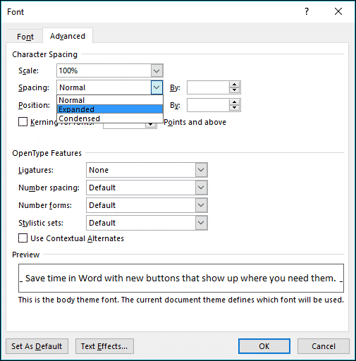 How To Fix Character Spacing In Justified Text In Microsoft Word