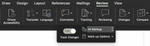 How to turn on Track Changes in Microsoft Word Documents