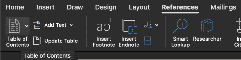 How to Add a Table of Contents to Microsoft Word Documents