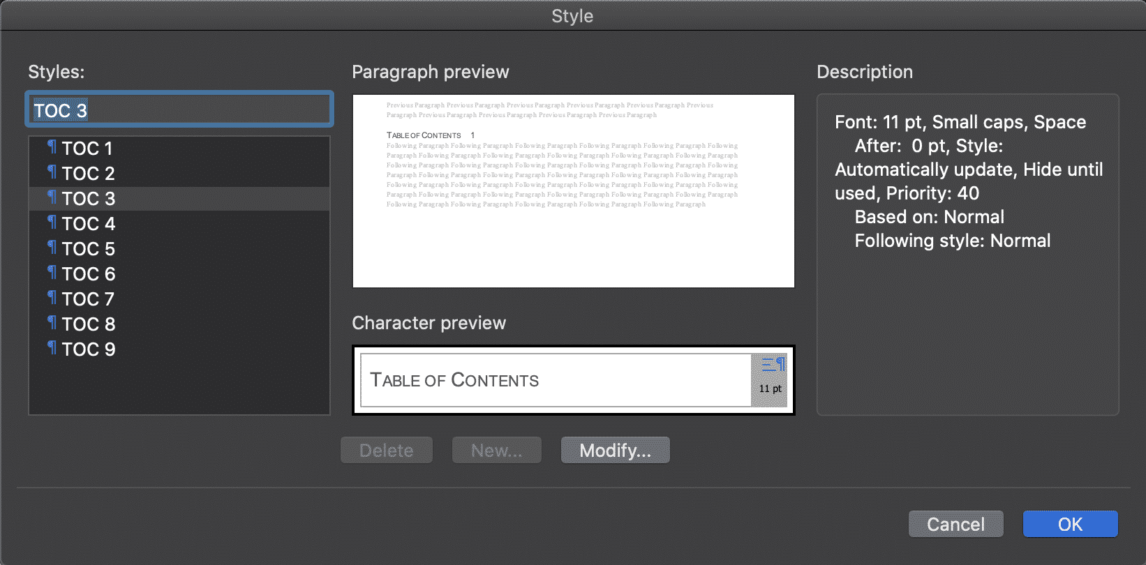 Automatically Update Table Of Contents Word 2013 Garryla