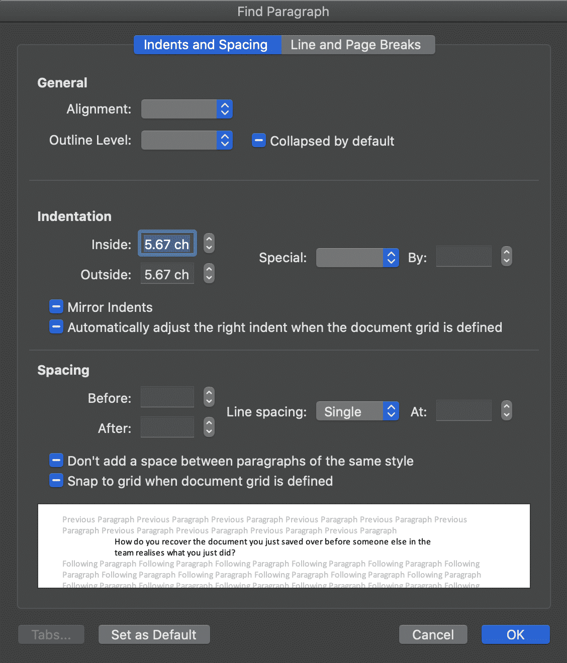How to Find and Replace Formatting in Microsoft Word documents