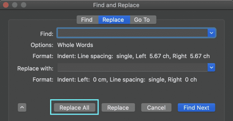 How to Find and Replace Formatting in Microsoft Word documents