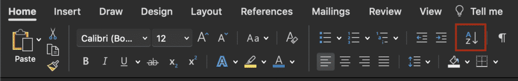 How To Sort A List That s In A Microsoft Word Document