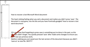 How to change the text orientation in Microsoft Word