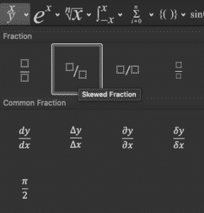 How to Create Fractions in a Microsoft Word document