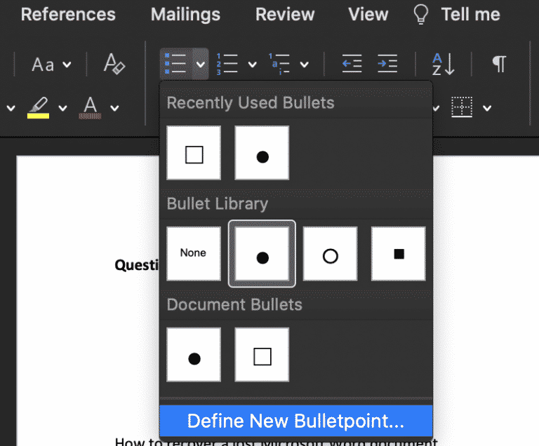 How to add Check Boxes to your Microsoft Word Document