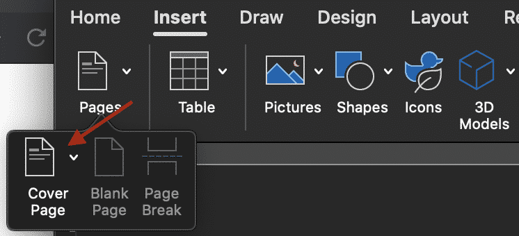How To Add A Custom Cover Page To A Microsoft Word Document