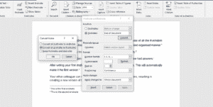 How to convert endnotes to footnotes in Microsoft Word