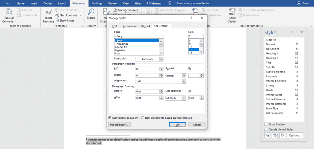 Adding A Footnote In Word To A Specific Page Forwardstashok