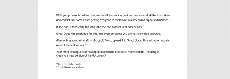 How to convert endnotes to footnotes in Microsoft Word