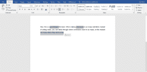 How to draw a line through text in Microsoft word - Simul Docs