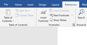 How to change the layout and formatting of footnotes in Microsoft Word