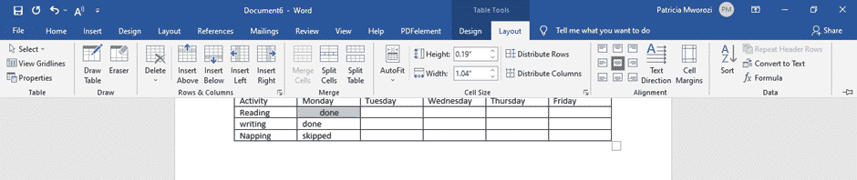 Microsoft Word Align Middle Of Cell Quantumlopte