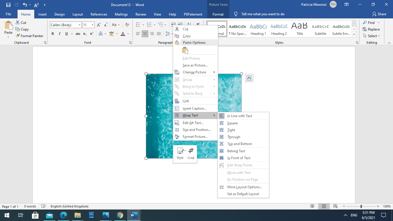 How to create a see-through text box in Microsoft Word