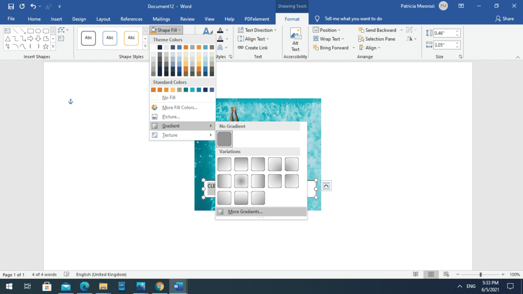 Text Box In Word Online