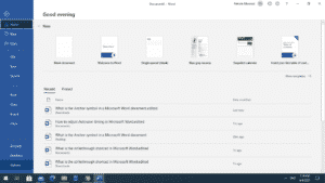 What is the Anchor symbol in a Microsoft Word document