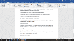 How to Double Indent in a Microsoft Word document
