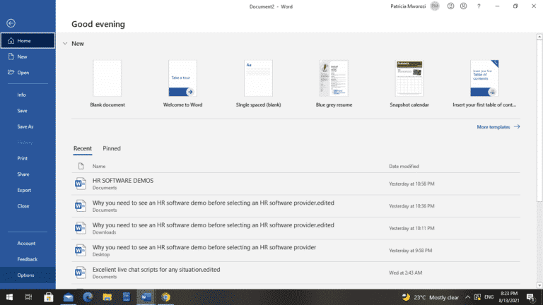How to add a date picker to a form in Microsoft Word