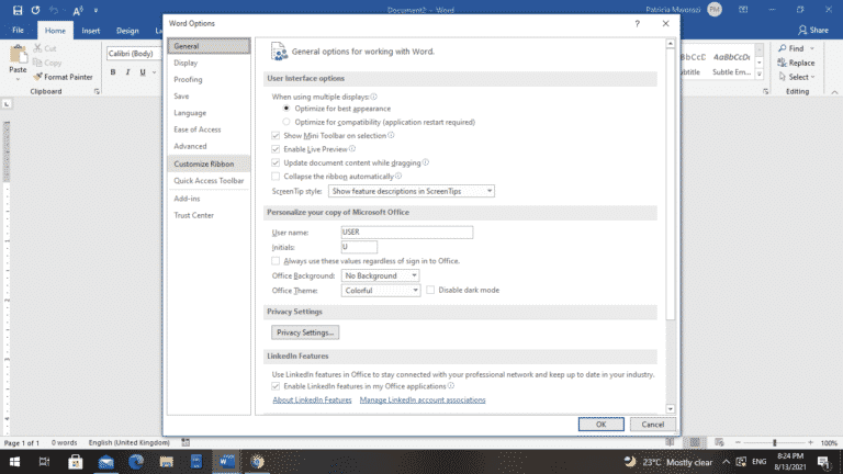 How to create a fillable form in a Microsoft Word document