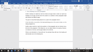 How to keep words together on a line in Microsoft Word