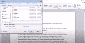 How to save a document as a template in Microsoft Word