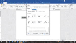 How to set the tabs in your Microsoft Word document