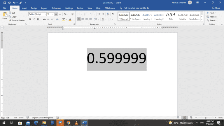 How to use Decimal Tabs to align numbers in Microsoft Word