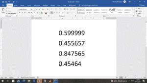 How to use Decimal Tabs to align numbers in Microsoft Word