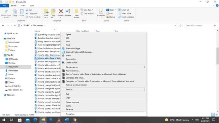 Four easy ways to revert Microsoft Word documents