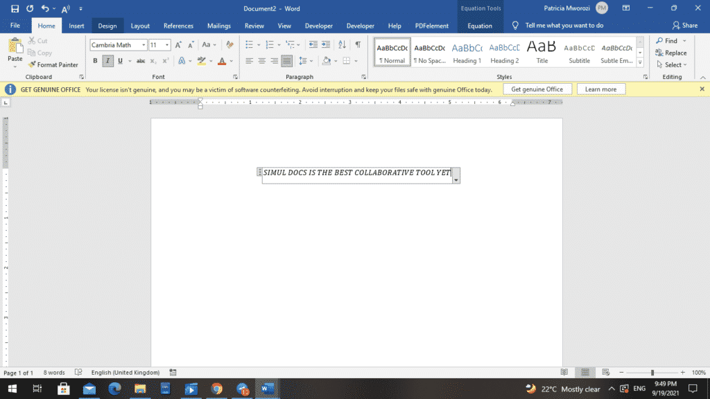 How To Put Multiple Lines Of Text In Brackets In Word