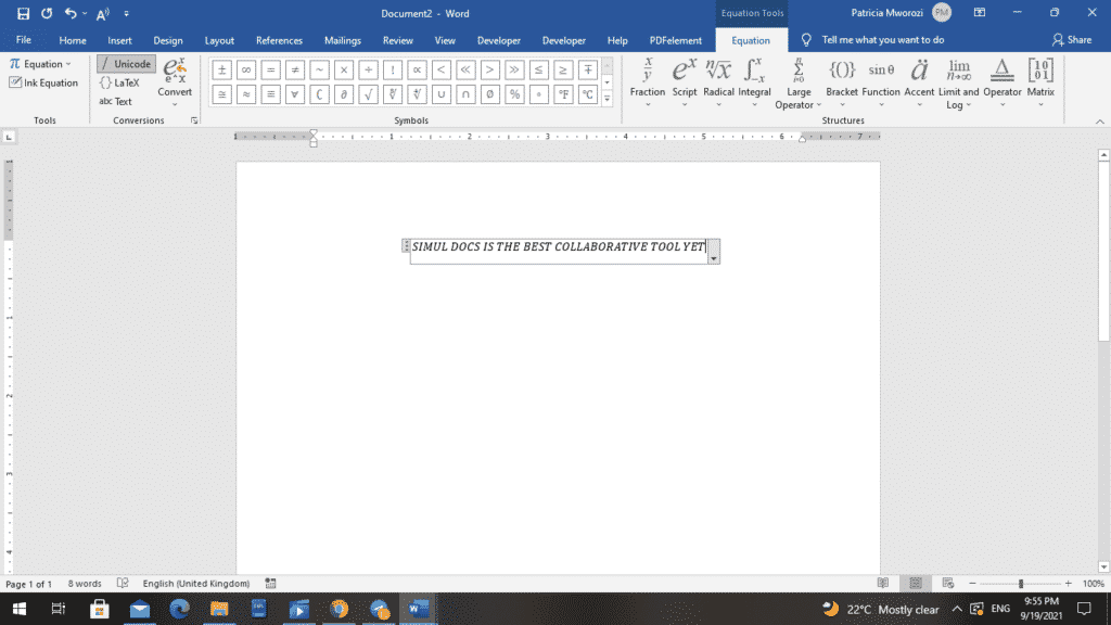 How To Put Multiple Lines Of Text In Brackets In Word