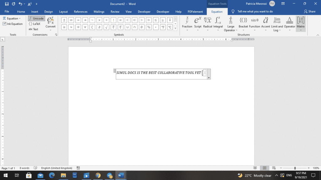 How To Put Multiple Lines Of Text In Brackets In Word