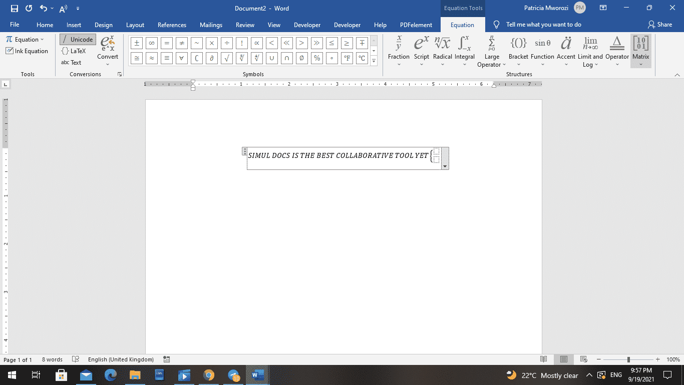 How To Put Multiple Lines Of Text In Brackets In Word