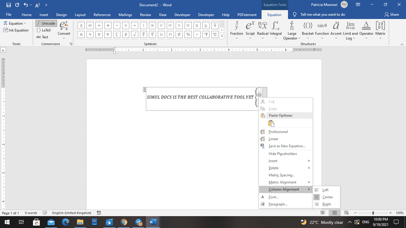 How To Put Multiple Lines Of Text In Brackets In Word