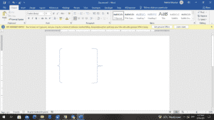 How To Put Multiple Lines Of Text In Brackets In Word