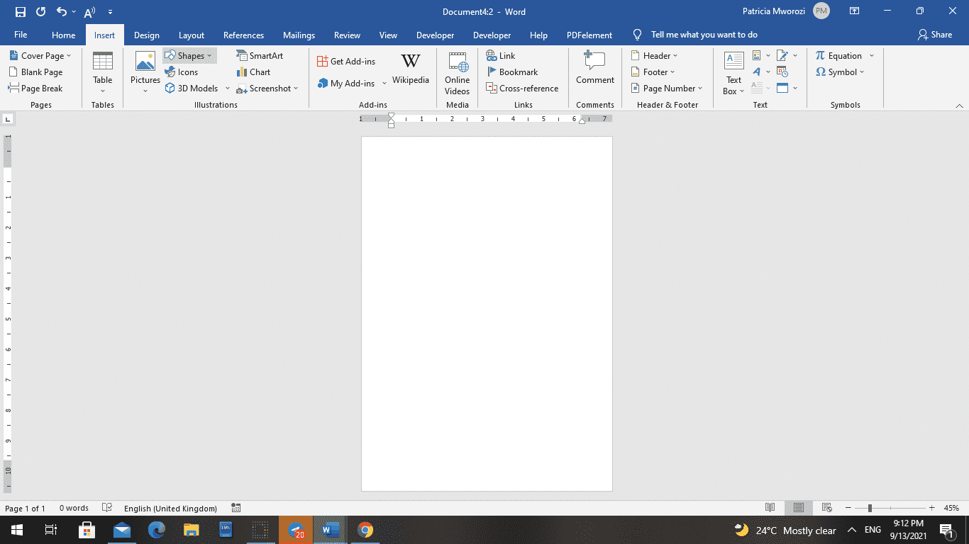 How to add a background image to one page of Microsoft Word documents