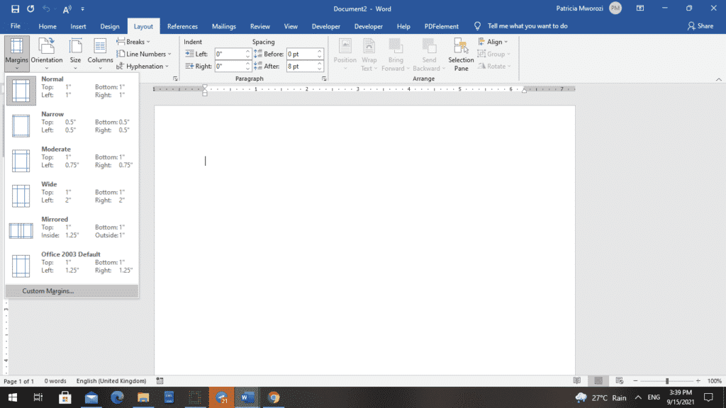 How To Change The Orientation Of One Page In Word