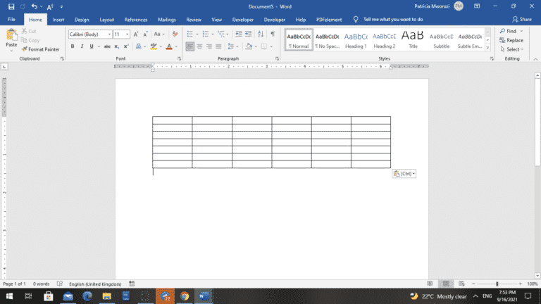 How to combine tables in Microsoft Word documents