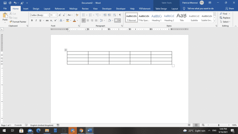How to combine tables in Microsoft Word documents