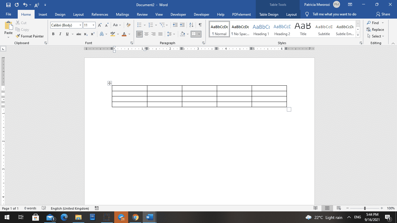 How to combine tables in Microsoft Word documents