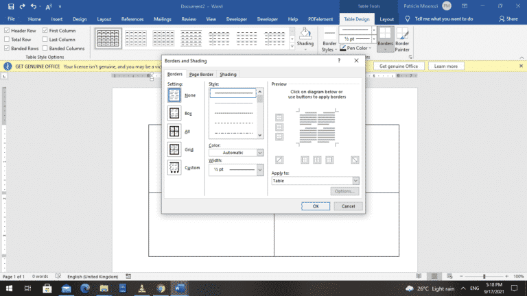 How To Divide A Page Into Four Quarters In Microsoft Word Simul Docs