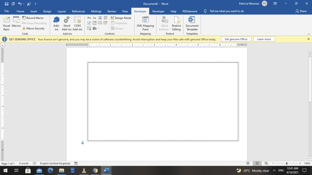 How To Insert Frames Into Microsoft Word Documents