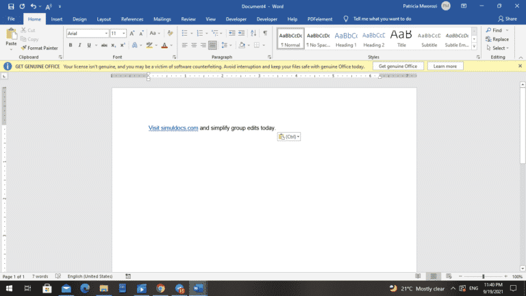 How To Remove All Hyperlinks In A Microsoft Word Document