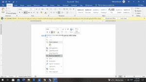 How to remove all hyperlinks in a Microsoft Word document