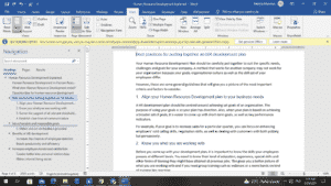 How to reorder pages in Microsoft Word document