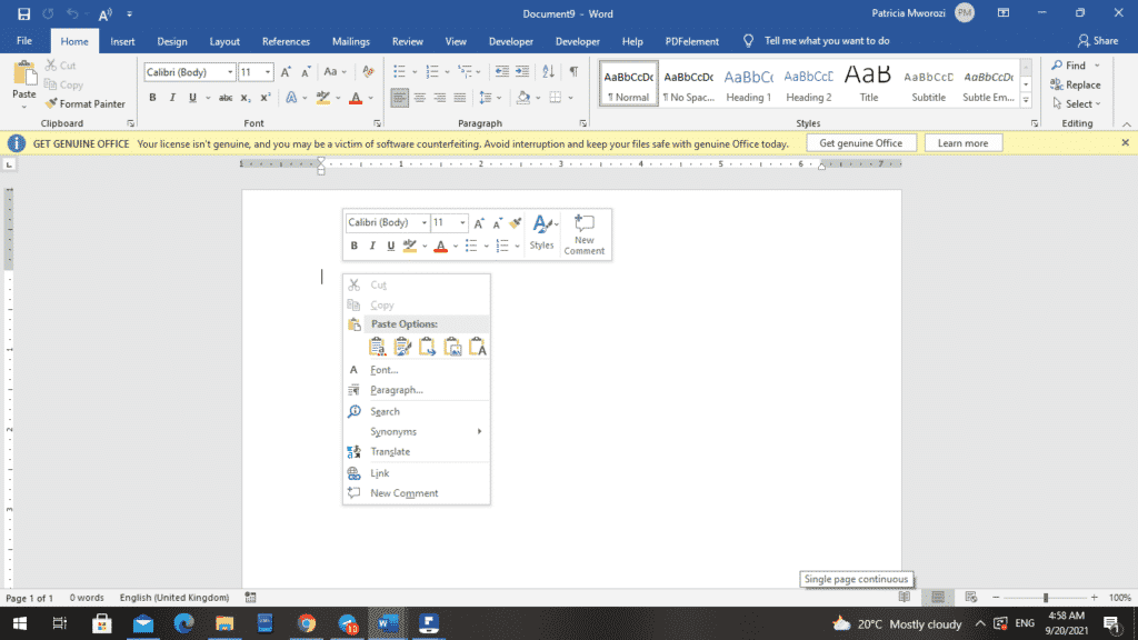 How To Save A Microsoft Word Document As An Image