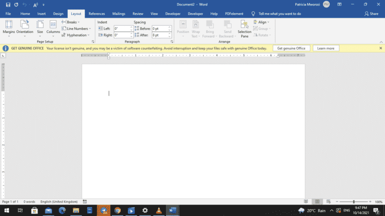 How to add a Section Break in Microsoft Word documents