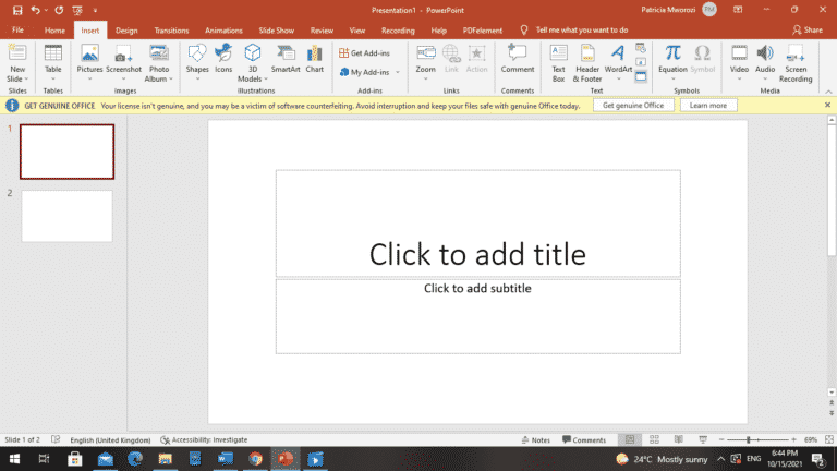 How to convert a Microsoft Word document to PowerPoint