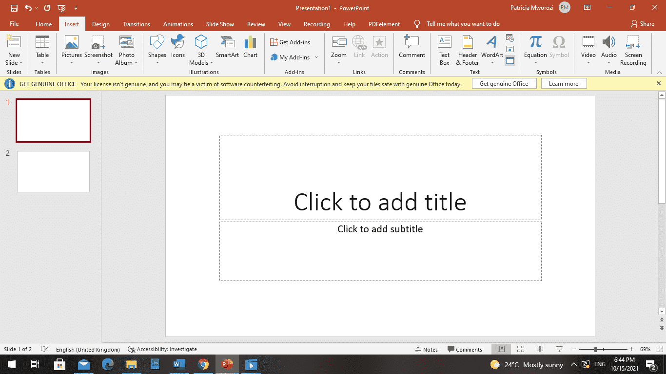 How to convert a Microsoft Word document to PowerPoint