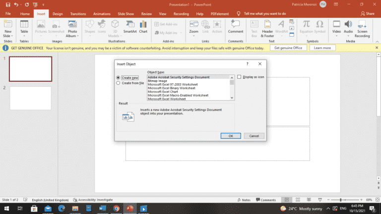 How to convert a Microsoft Word document to PowerPoint